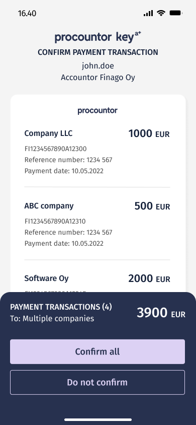 How to make payments or cancel/delete payments in Solo? – Procountor Solo